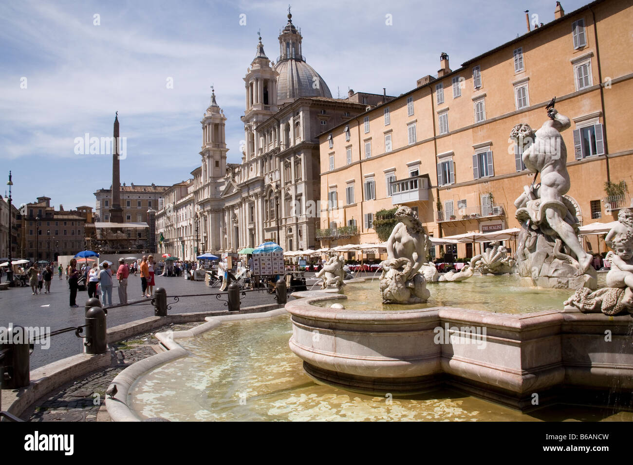 Rome Street Scene Stock Photo - Alamy