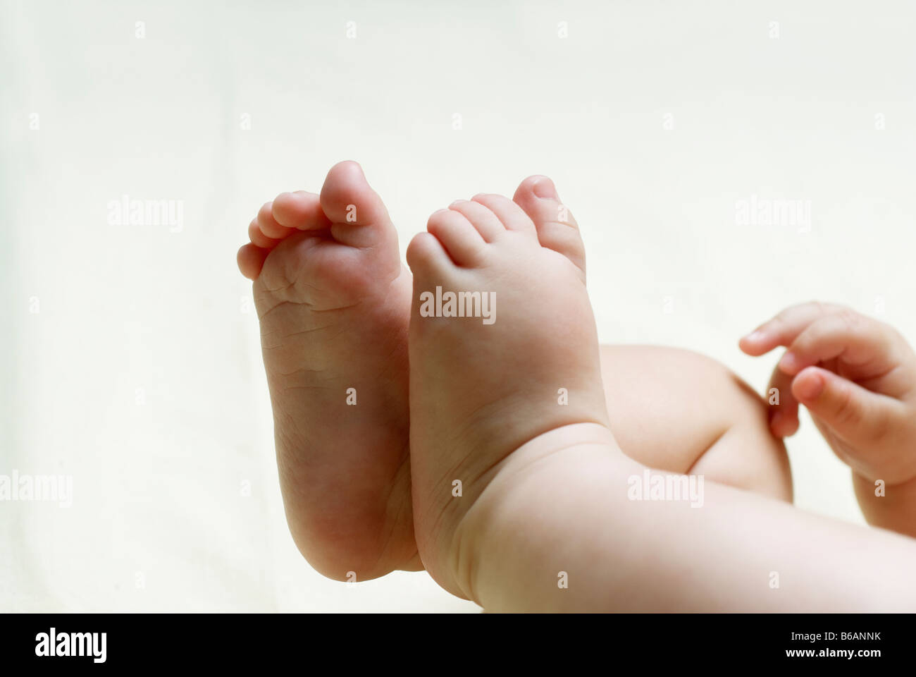 Close-up of baby's feet Stock Photo - Alamy
