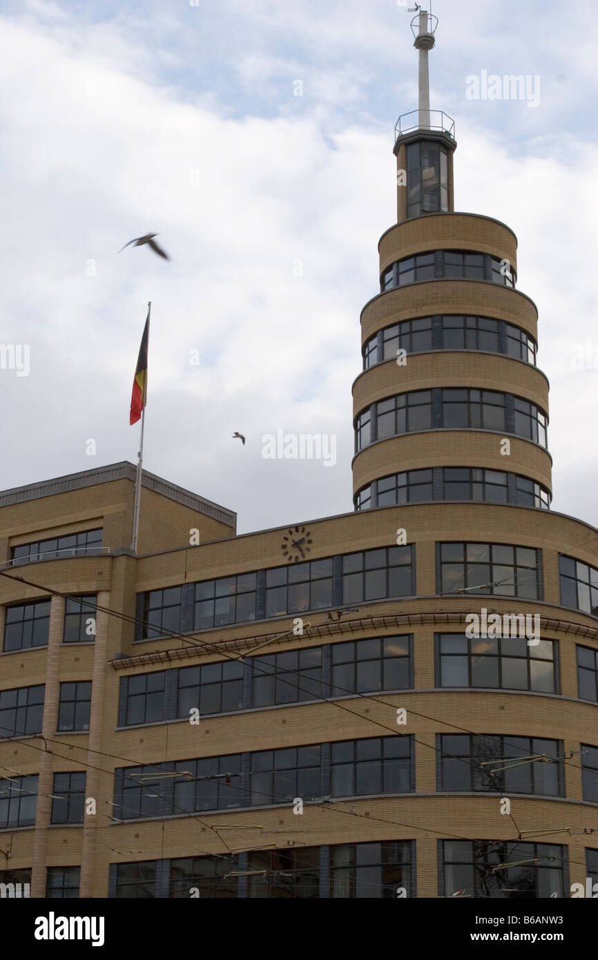 Flagey centre in Ixelles, landmark art deco building that now houses a ...