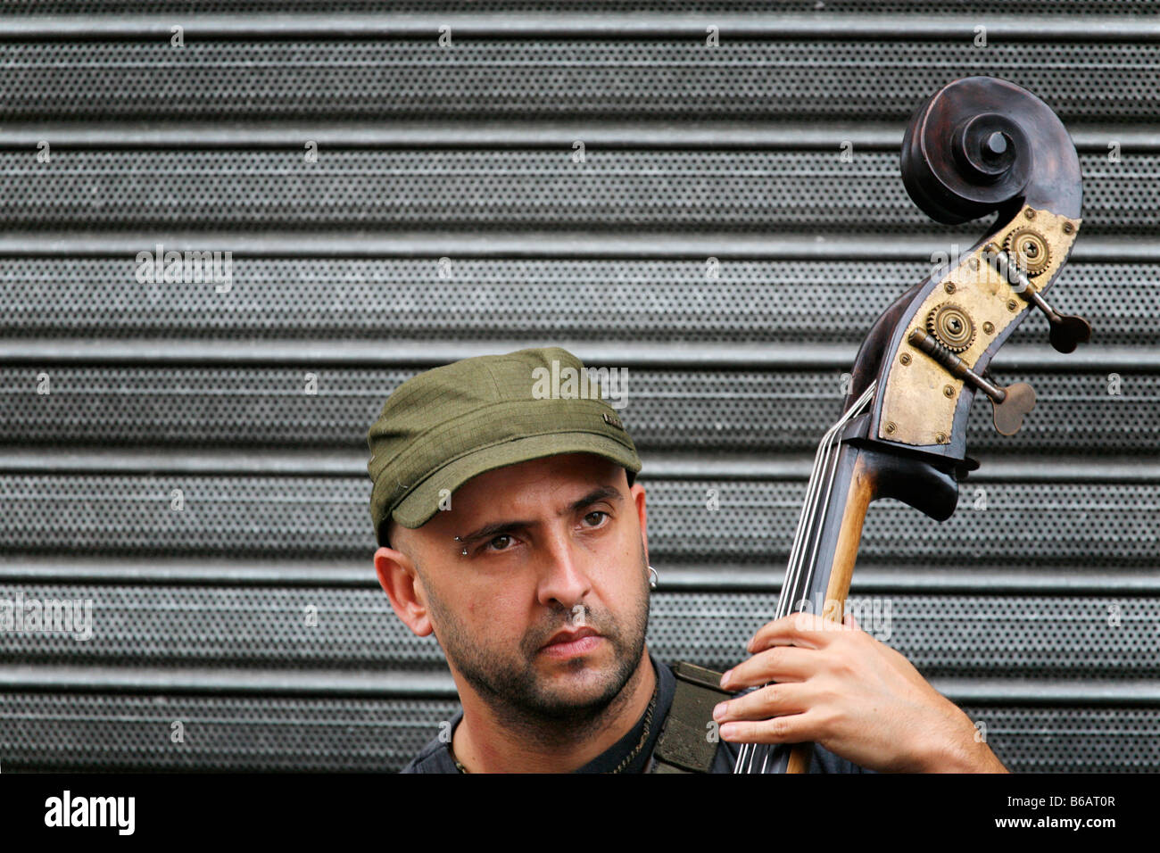 Man playing double bass hi-res stock photography and images - Alamy