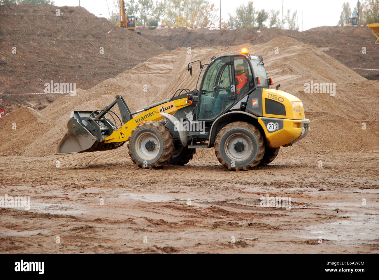 Building site of National Stadium in Warsaw - main arena of UEFA ...