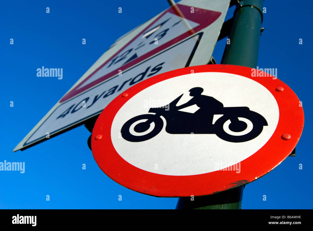 No Motorcycles Sign High Resolution Stock Photography and Images - Alamy