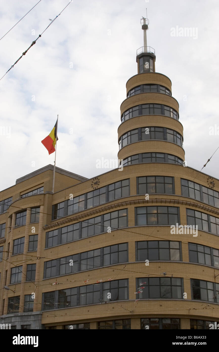 Flagey centre in Ixelles, landmark art deco building that now houses a ...