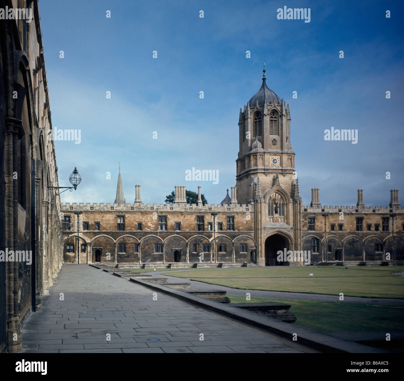 Tom Quad Christ Church College Oxford Stock Photo - Alamy