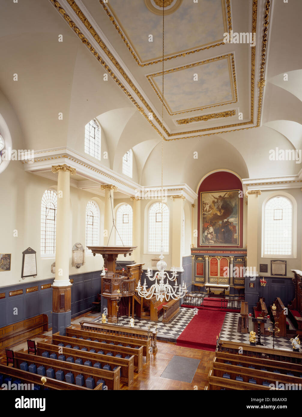 St James's Garlickhythe Stock Photo - Alamy