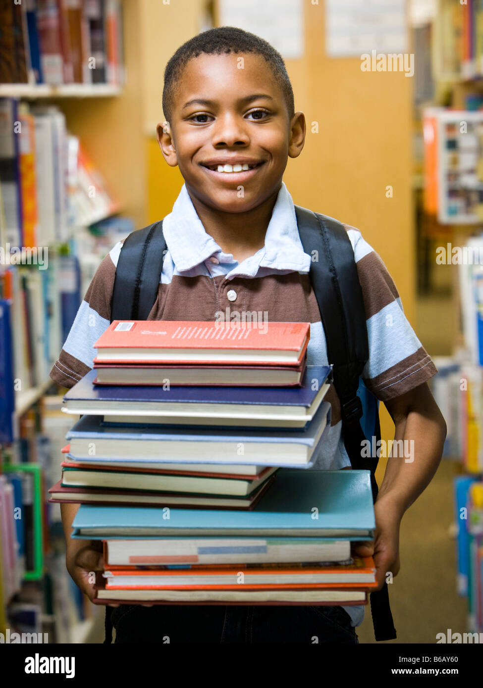 in the library Stock Photo - Alamy