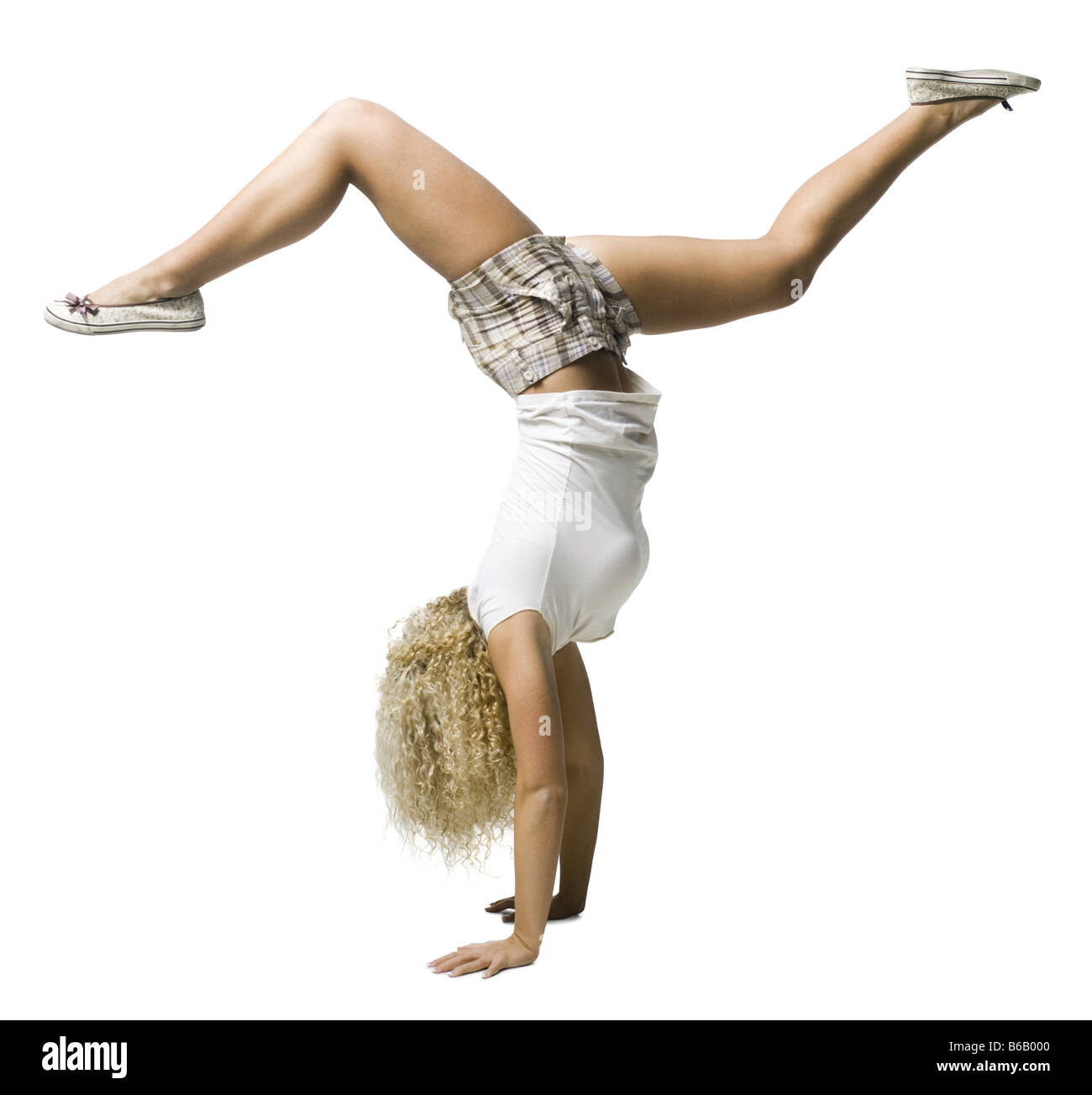 Stand handstand Cut Out Stock Images & Pictures - Alamy