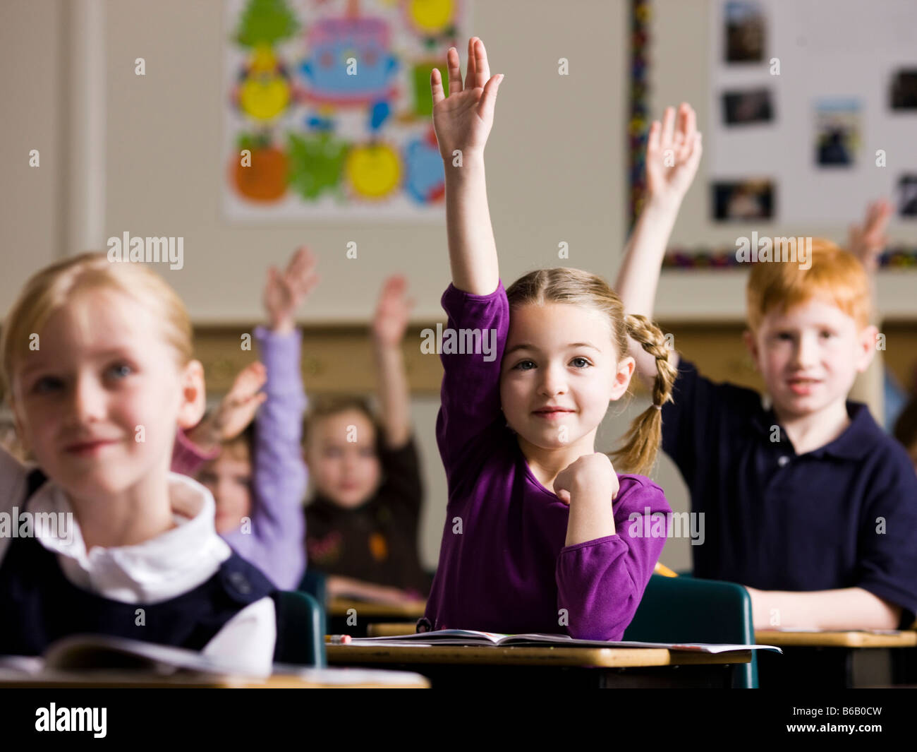 children at school Stock Photo - Alamy