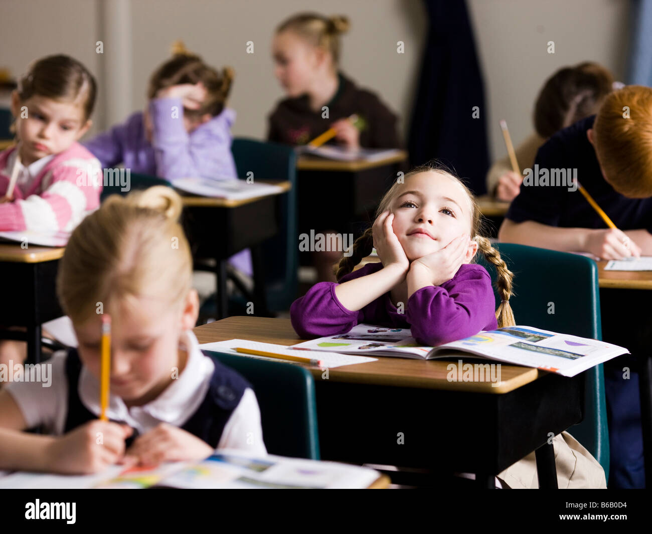 children at school Stock Photo - Alamy