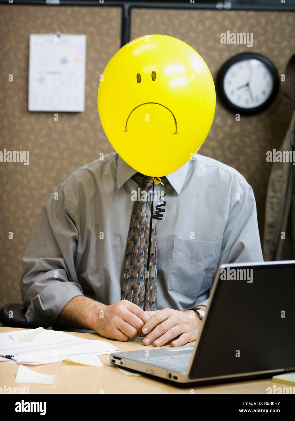sad face in the office Stock Photo - Alamy