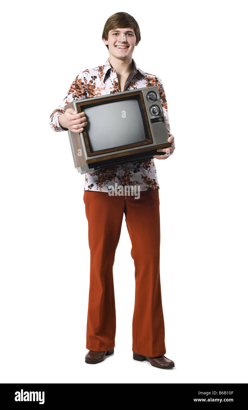 man in retro clothing Stock Photo - Alamy