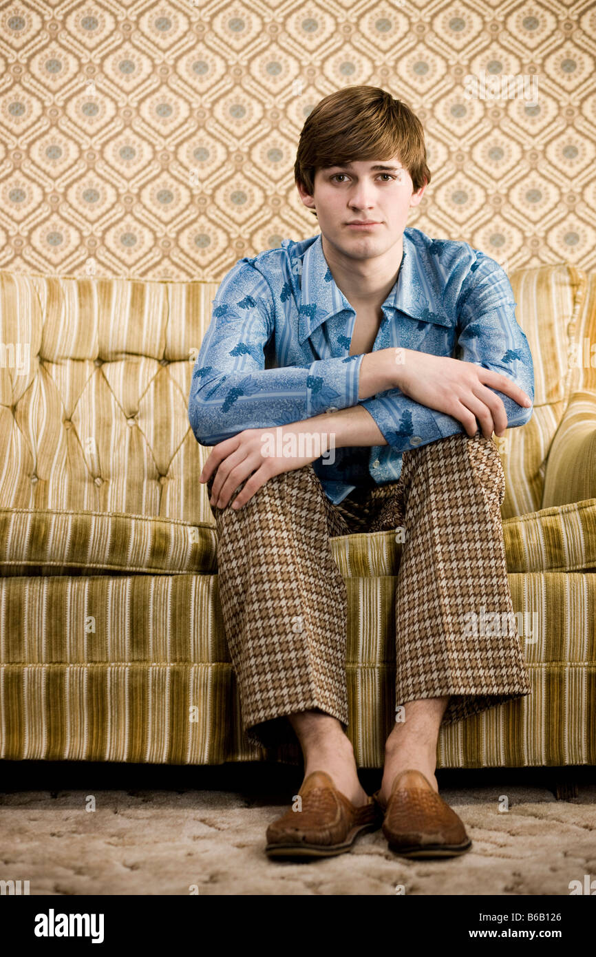 man in retro clothing Stock Photo - Alamy