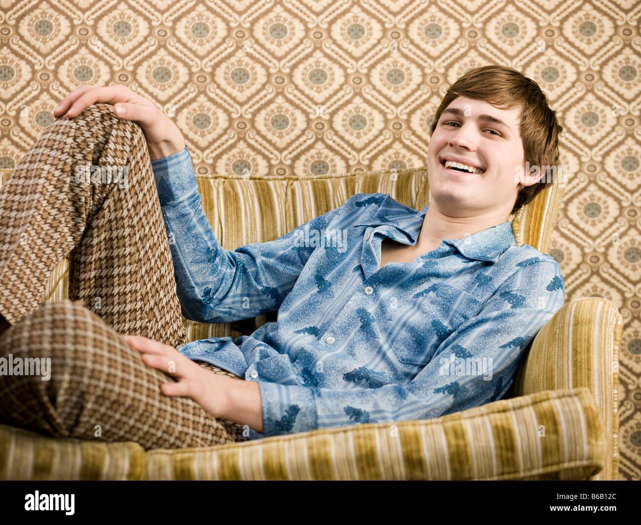 man in retro clothing Stock Photo - Alamy