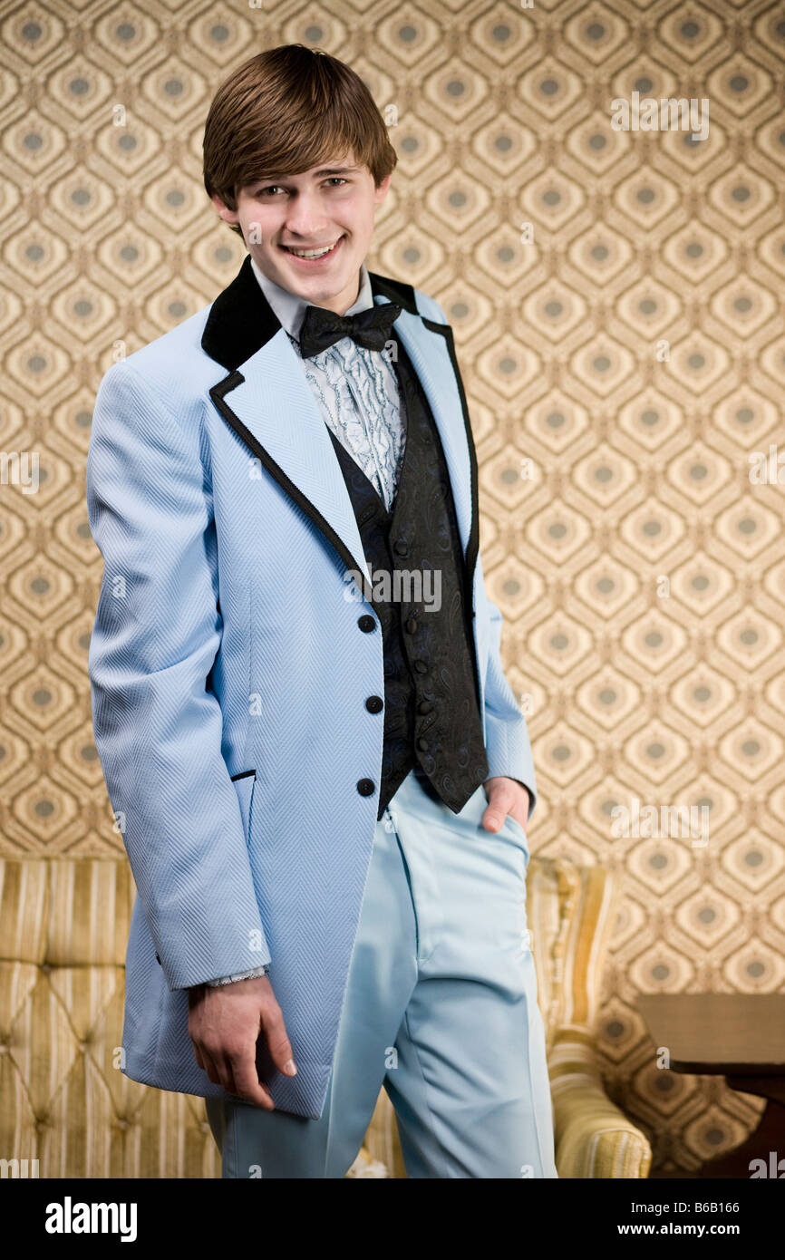 man in retro clothing Stock Photo - Alamy