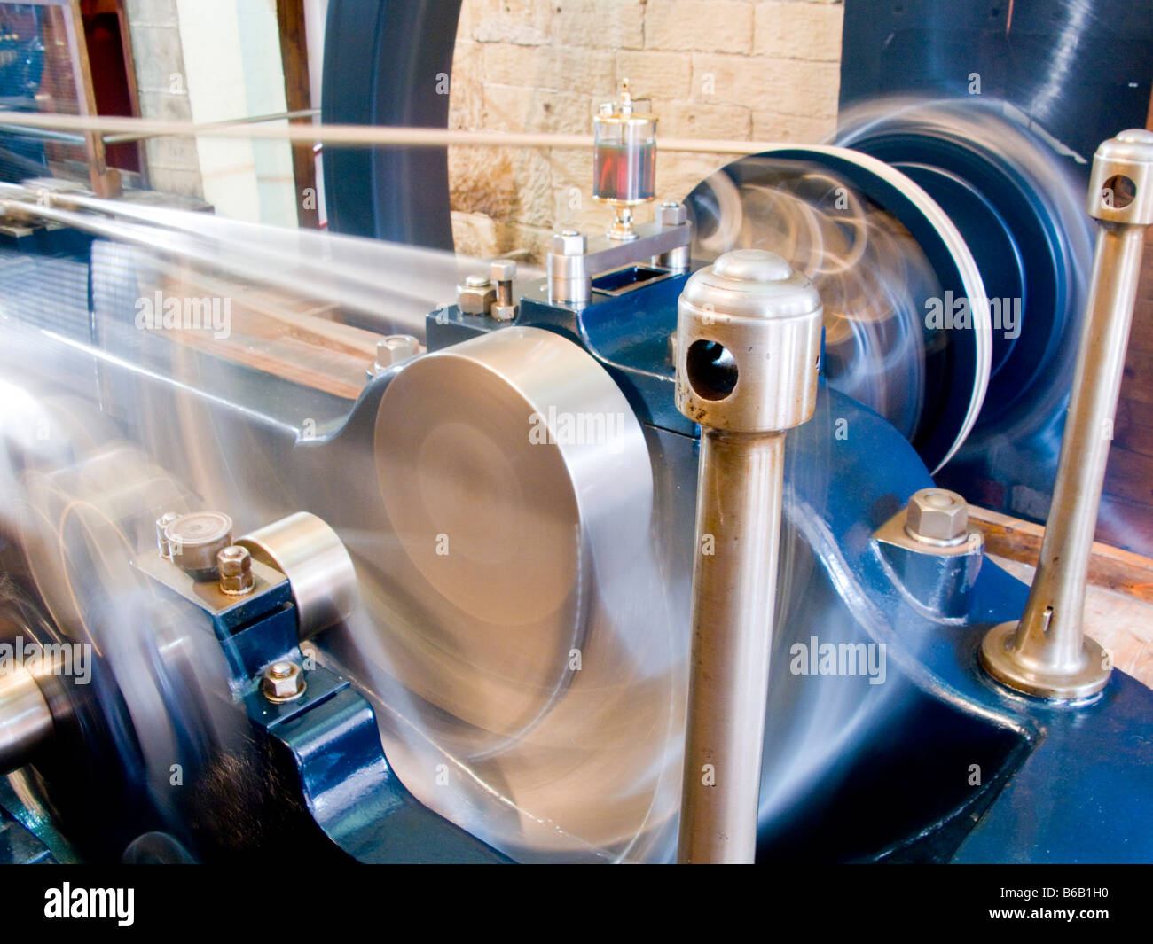 Steam engine at Armley Mills Leeds Stock Photo - Alamy