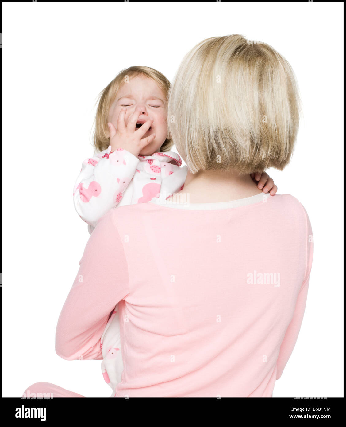 mother comforting daughter Stock Photo - Alamy
