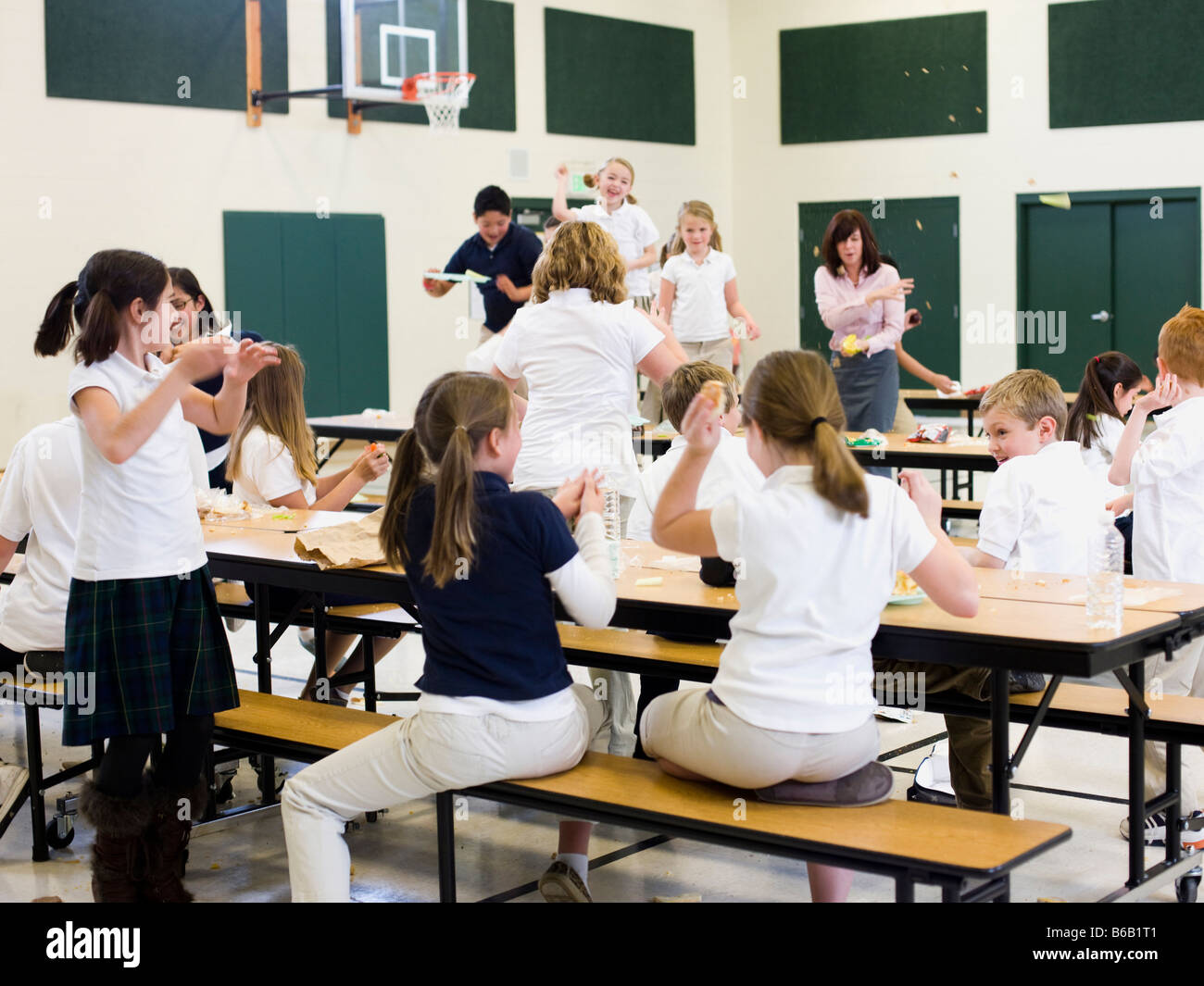 School cafeteria food fight hi-res stock photography and images - Alamy School cafeteria food fight hi-res stock photography and images - Alamy