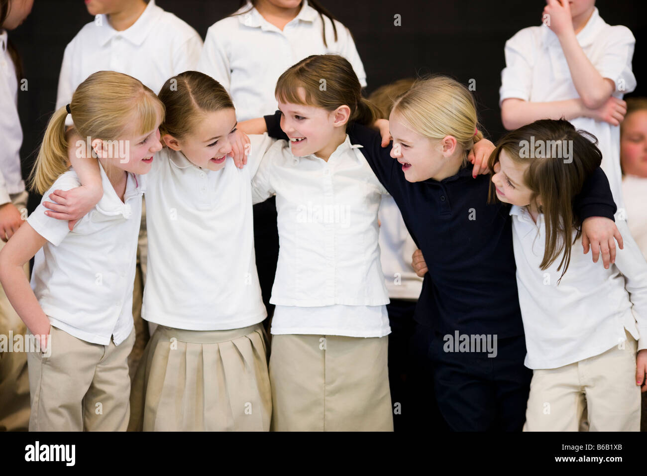 children at school Stock Photo - Alamy