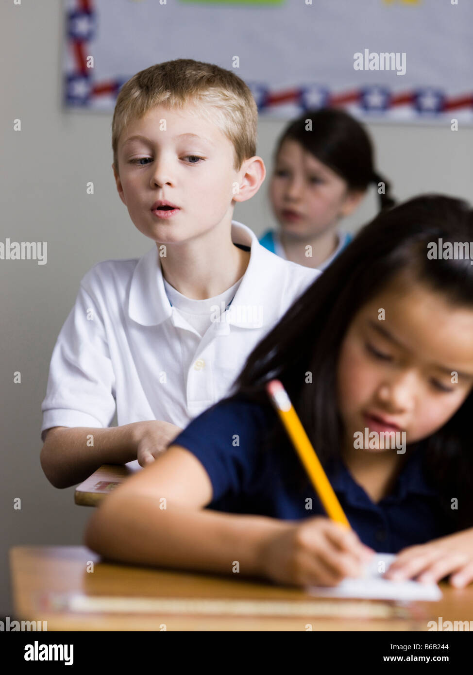 Boy cheating hi-res stock photography and images - Alamy