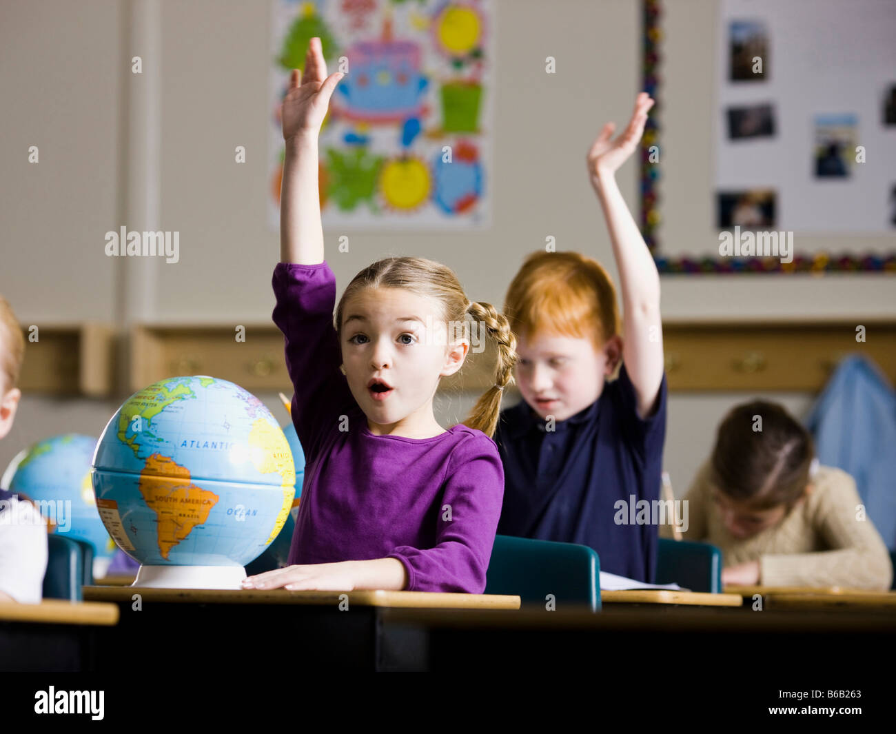 children at school Stock Photo - Alamy