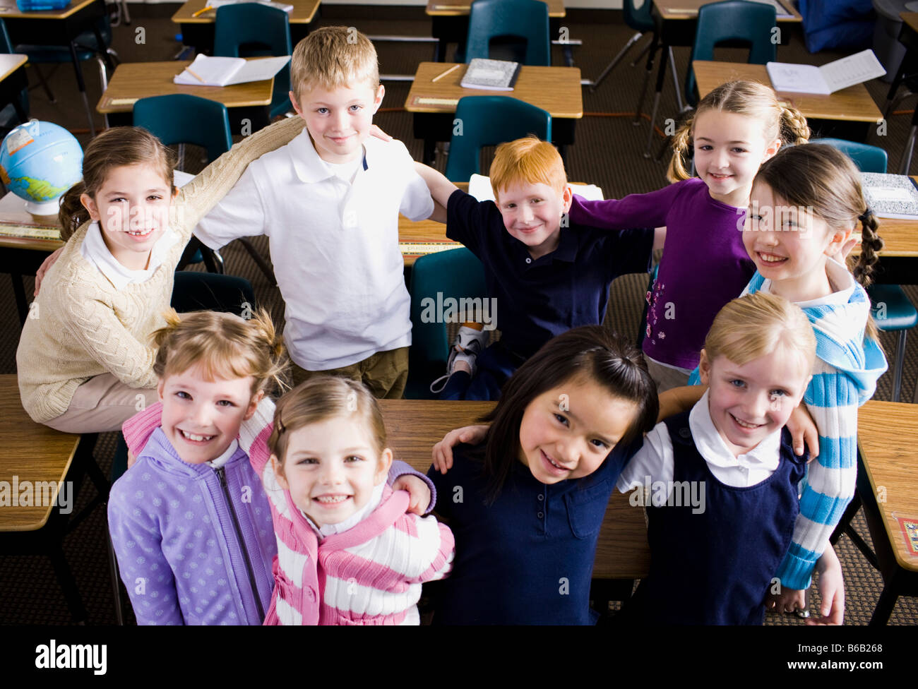 children at school Stock Photo - Alamy