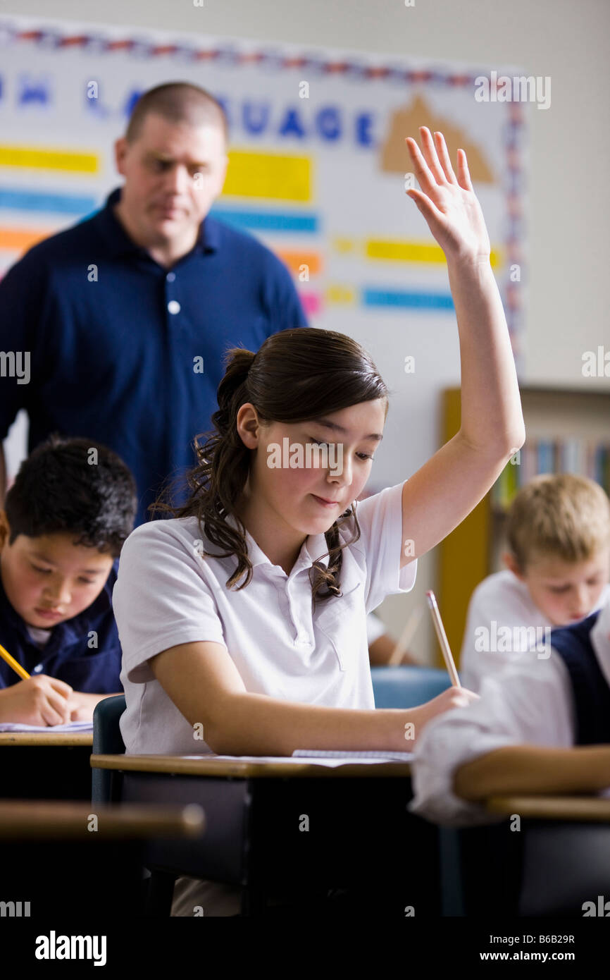 children at school Stock Photo - Alamy