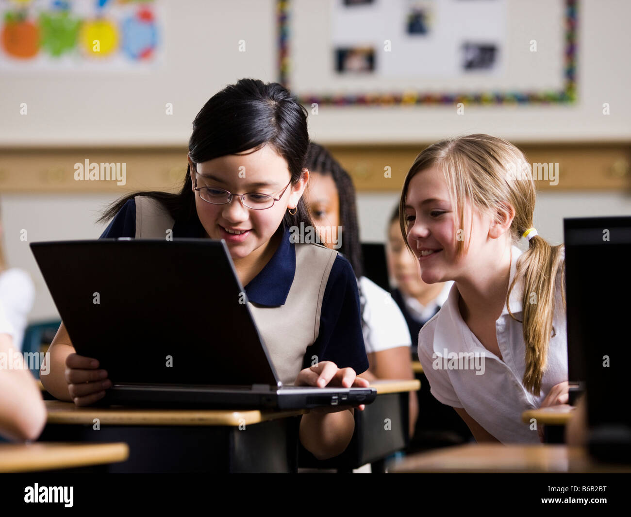 children at school Stock Photo - Alamy