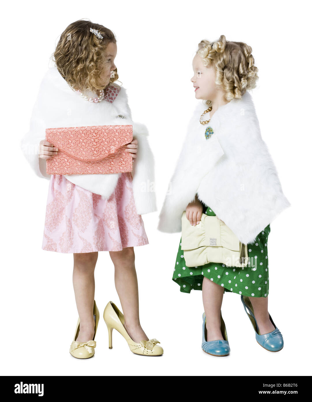 girls playing dress up Stock Photo - Alamy