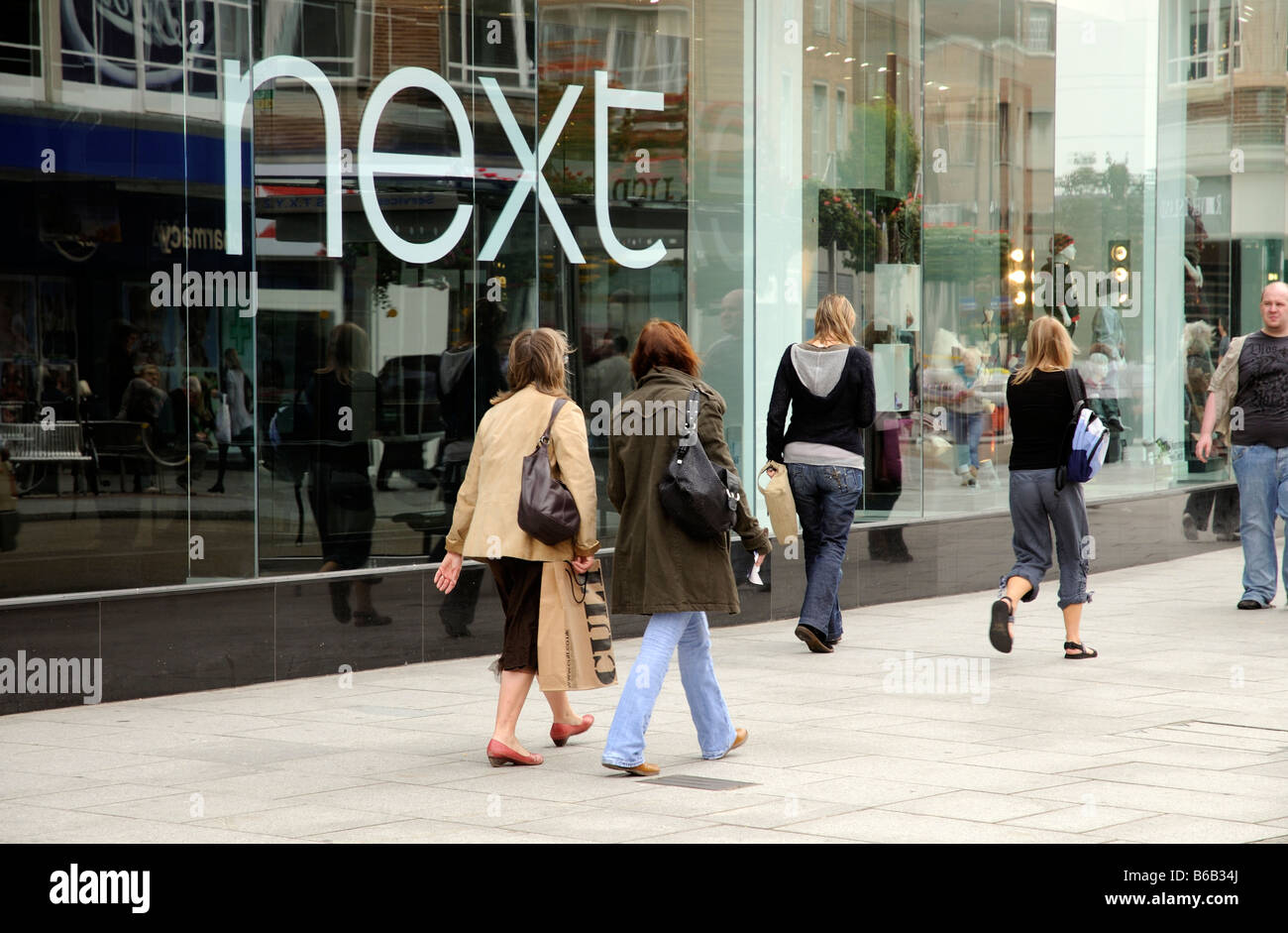 Next fashion store shoppers hi-res stock photography and images - Alamy