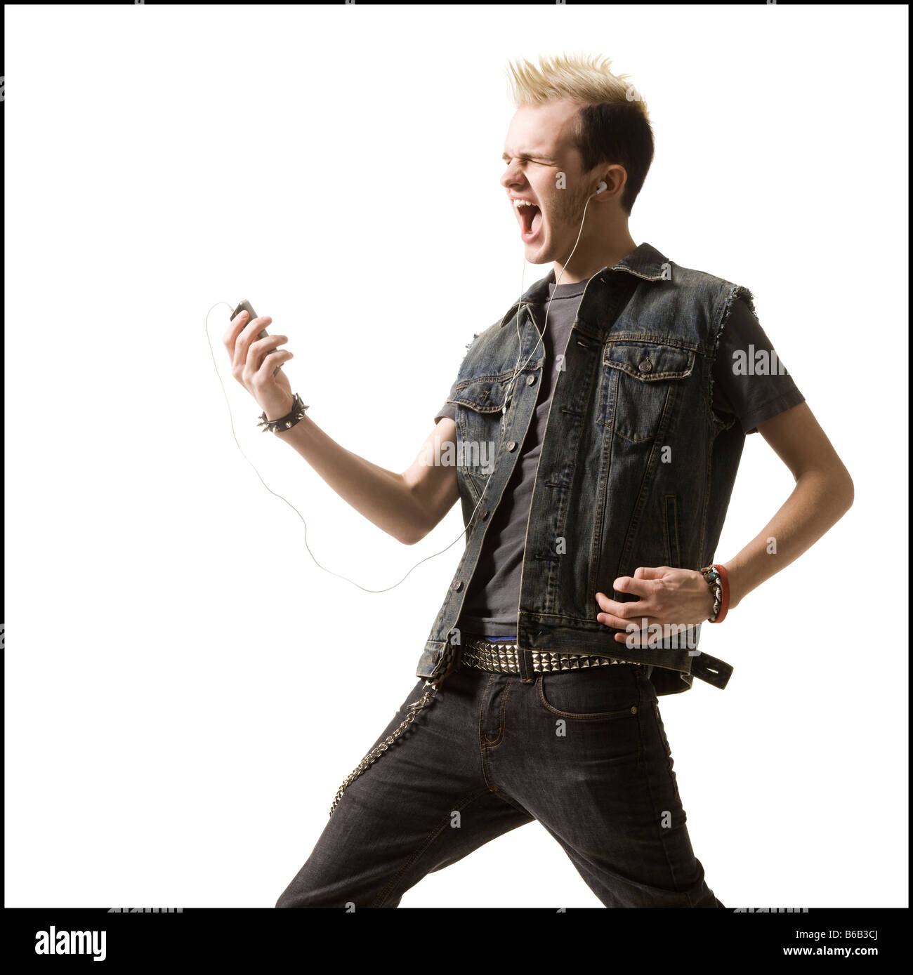 man with a mohawk Stock Photo - Alamy