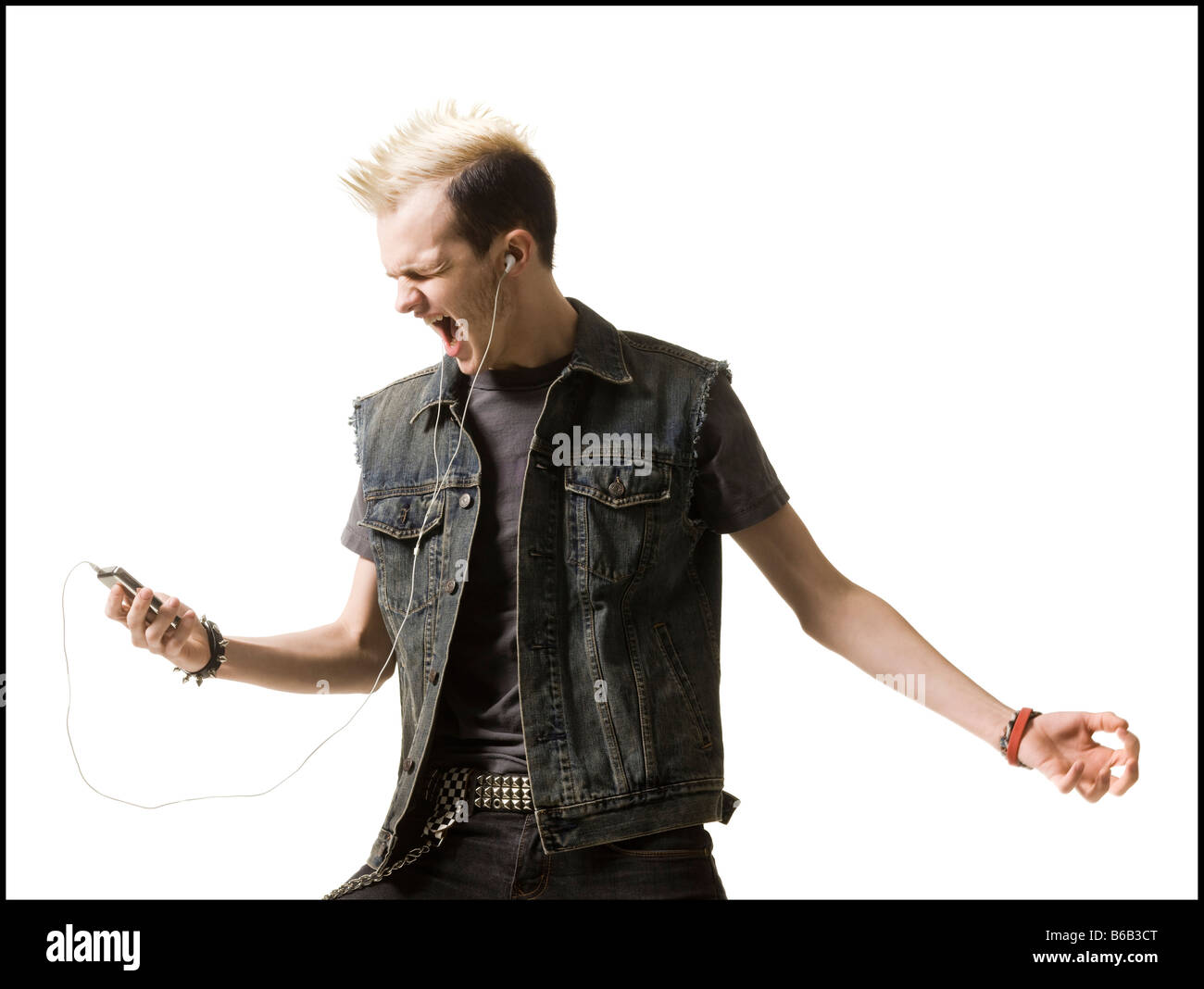 man with a mohawk Stock Photo - Alamy