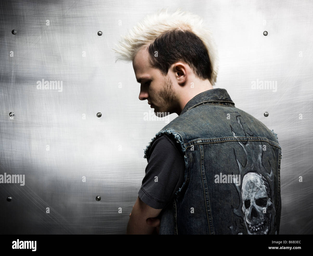 man with a mohawk Stock Photo - Alamy