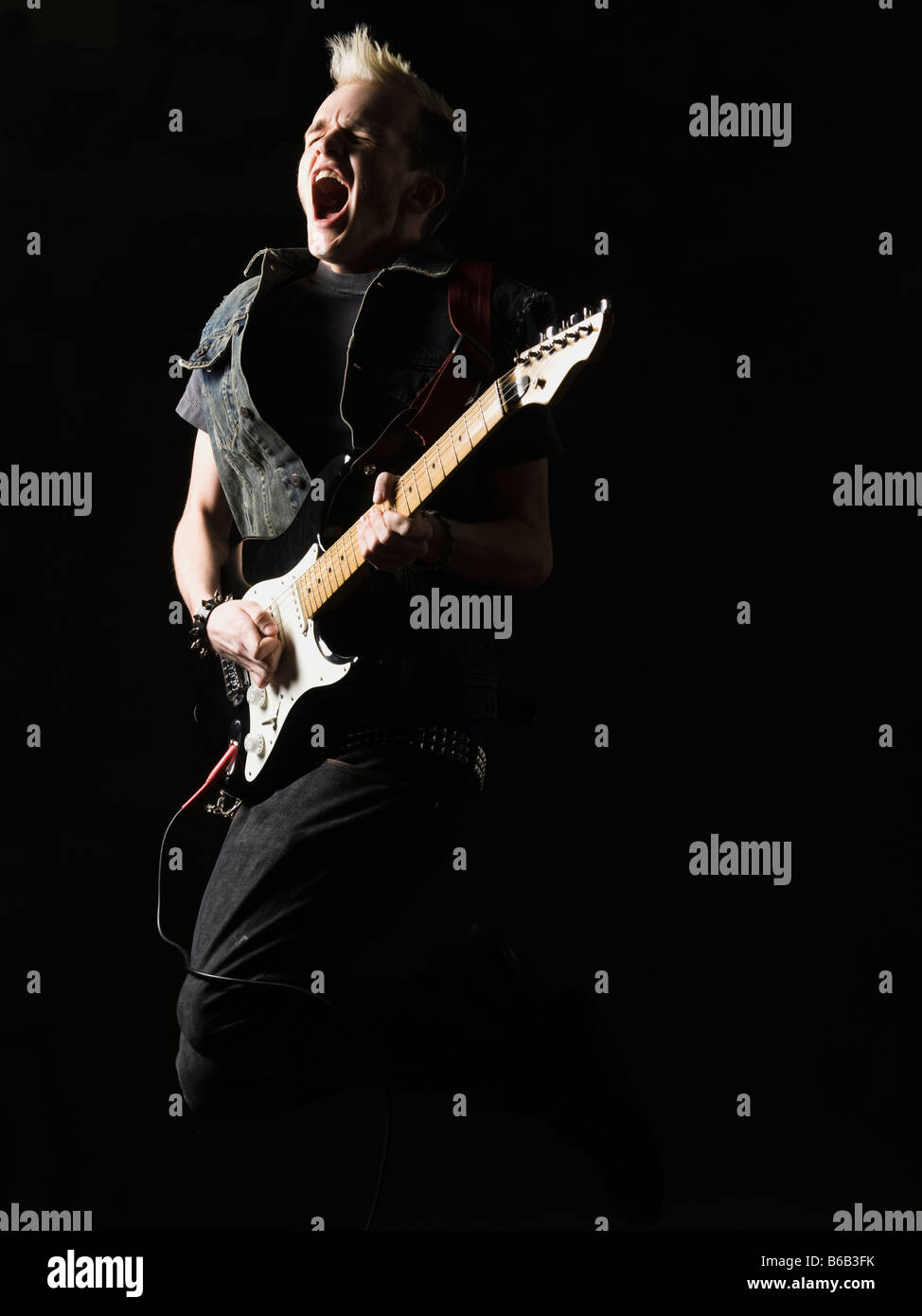 man with a mohawk Stock Photo - Alamy