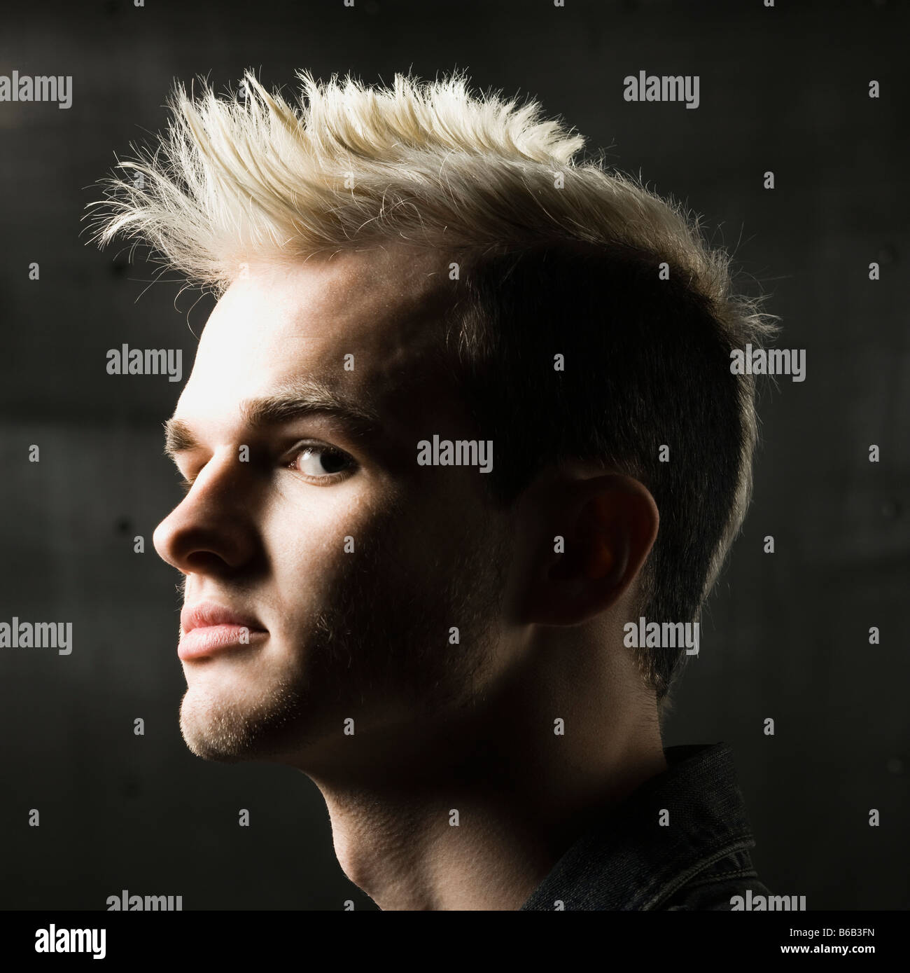 man with a mohawk Stock Photo - Alamy