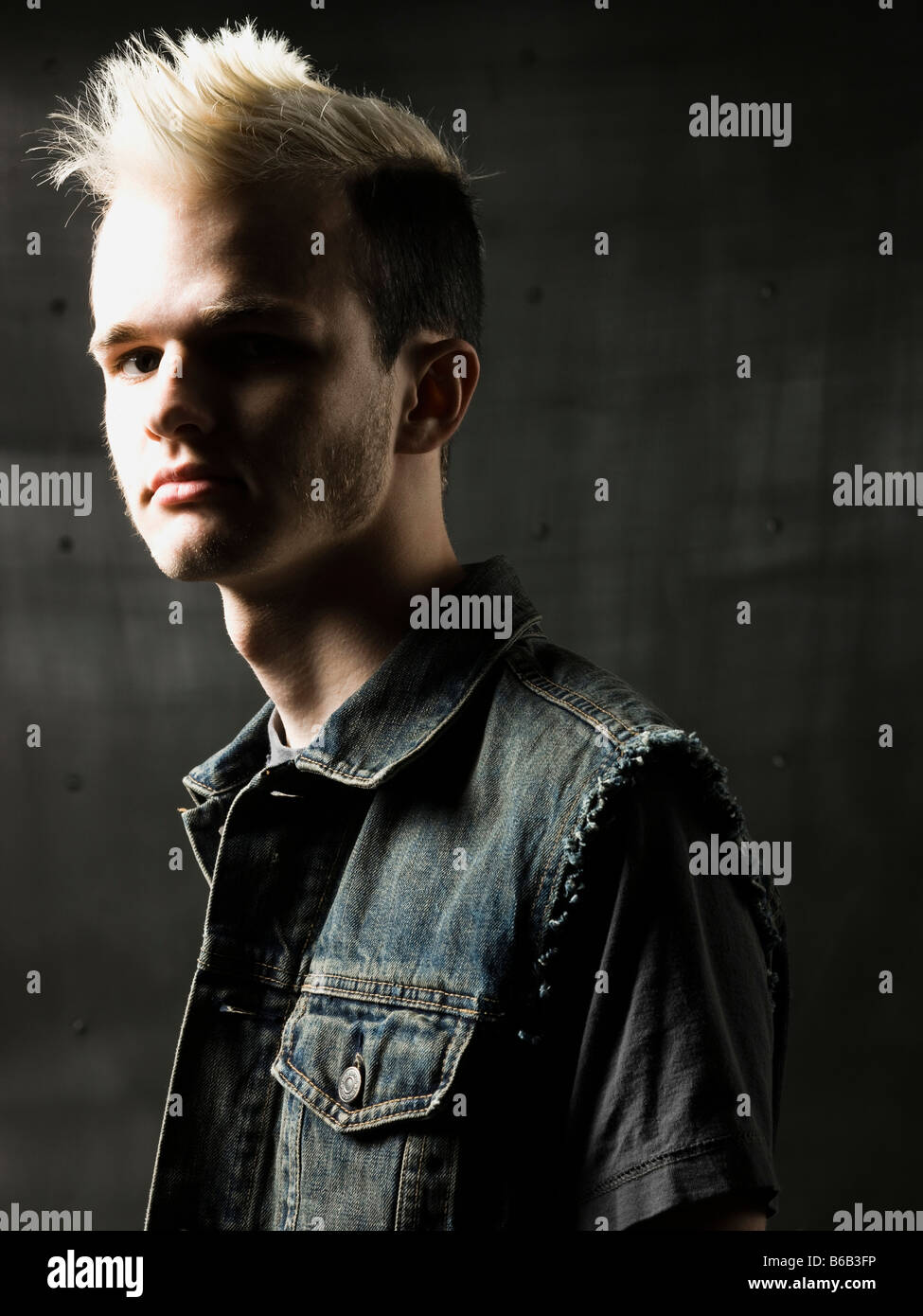 man with a mohawk Stock Photo - Alamy