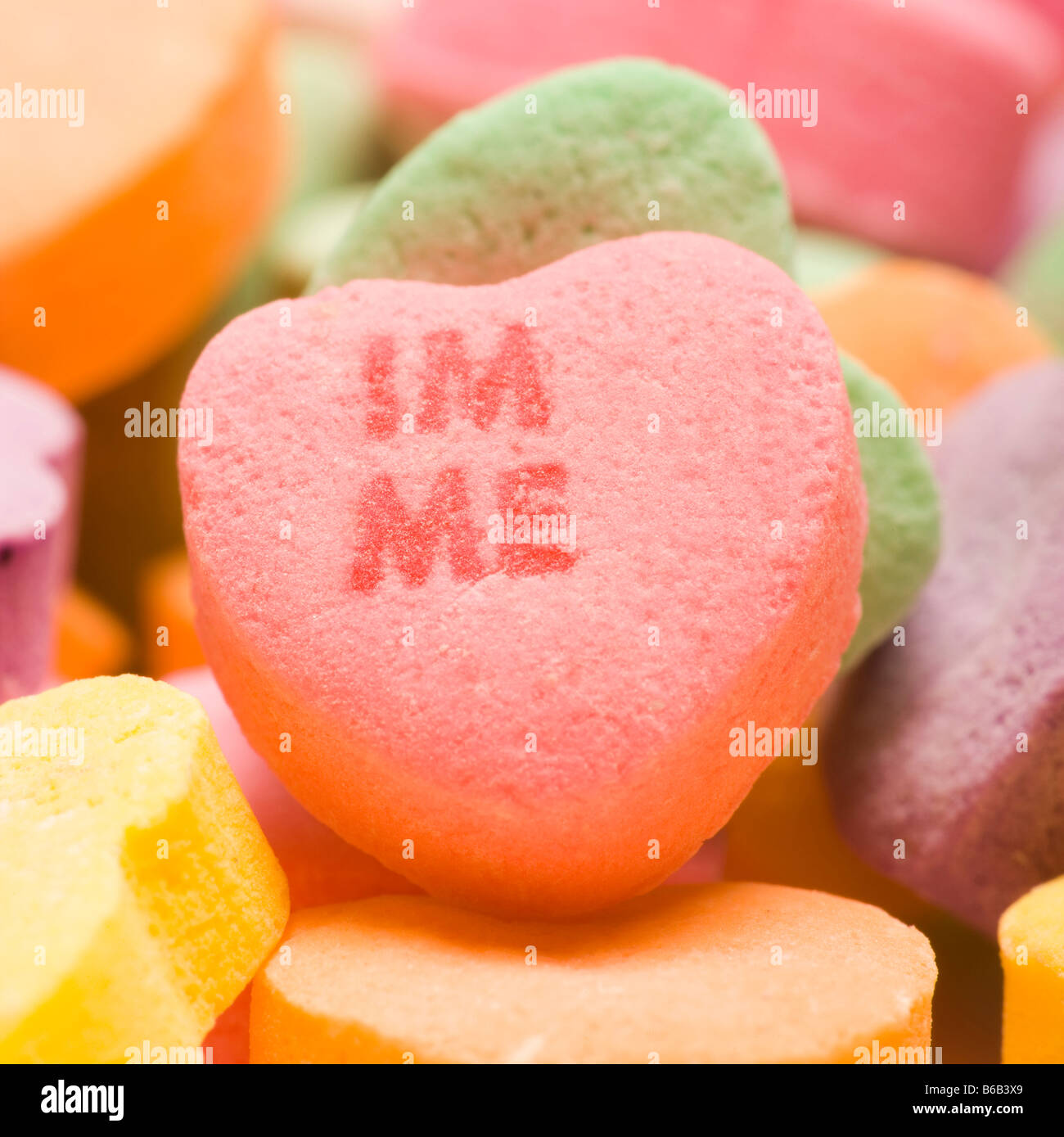 IM Me candy heart Stock Photo - Alamy