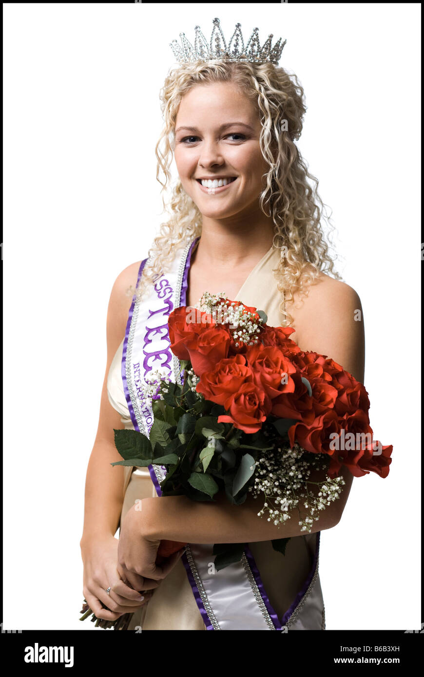 Beauty pageant sash hi-res stock photography and images - Alamy