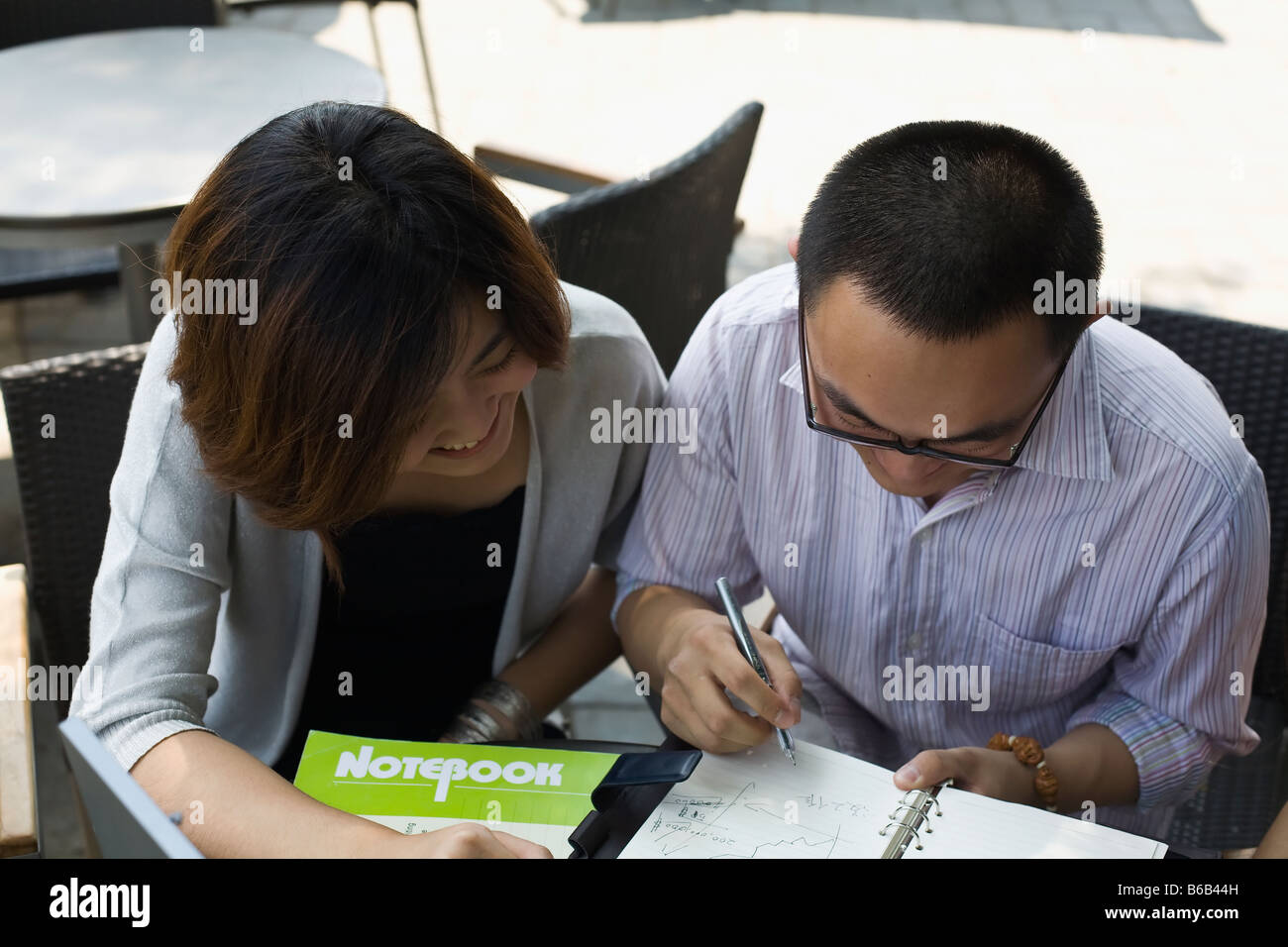 Chinese meeting outdoors hi-res stock photography and images - Alamy