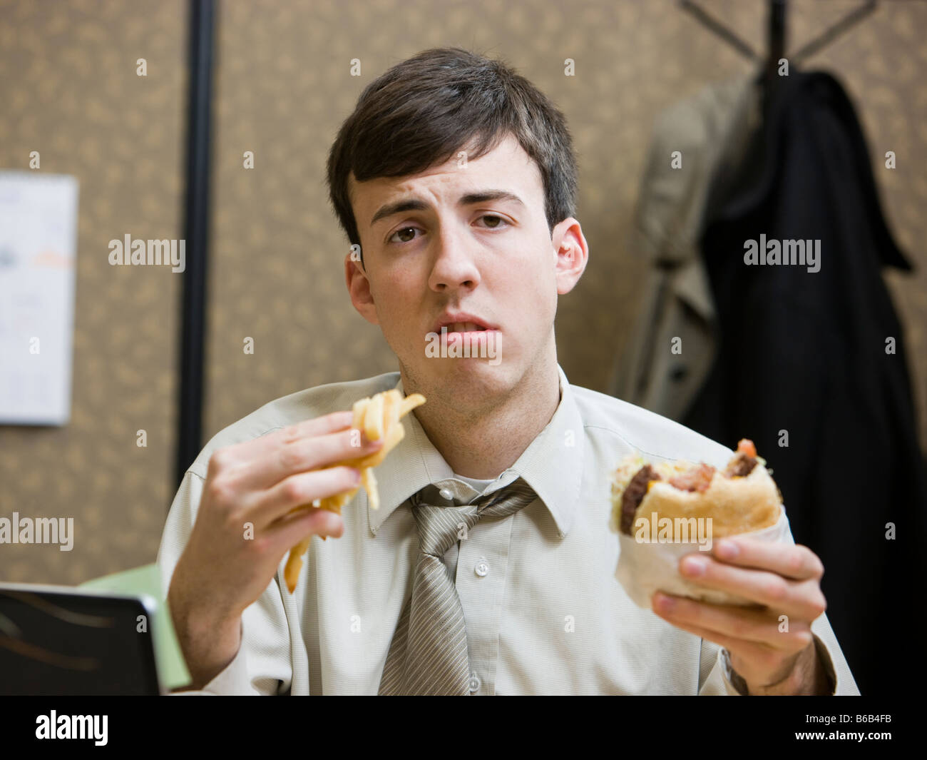 Unhappy Fast Food Worker