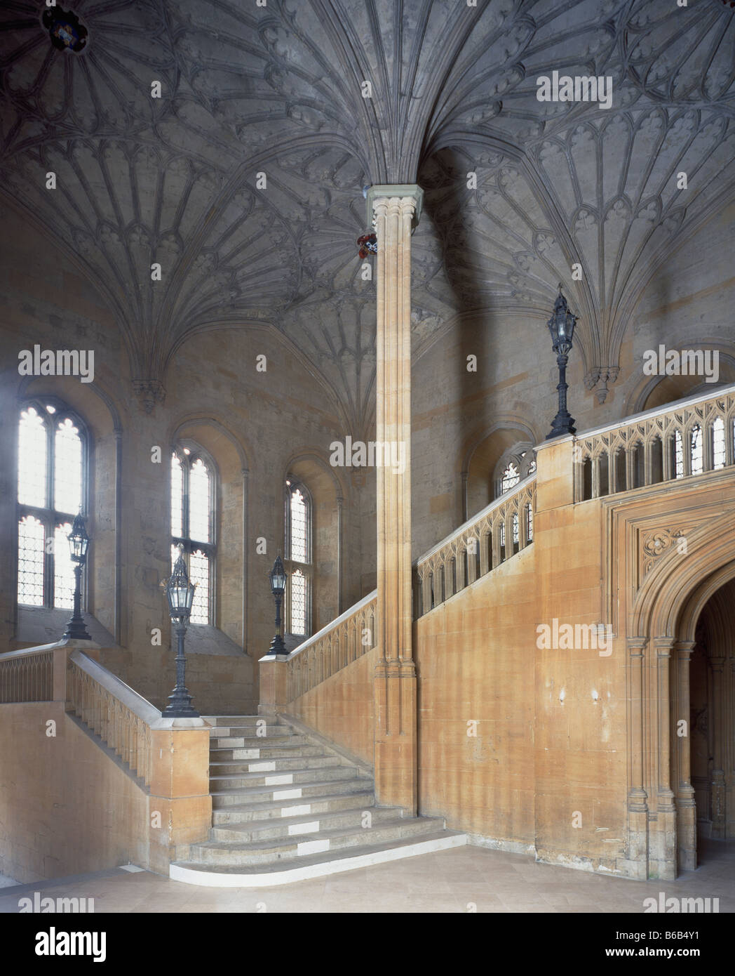 Great Staircase Christ Church Oxford Stock Photo - Alamy
