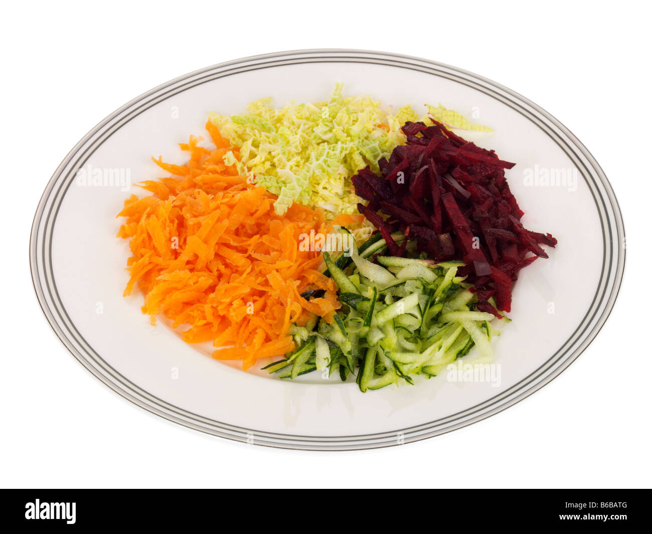 Plate of Vegetables Stock Photo - Alamy