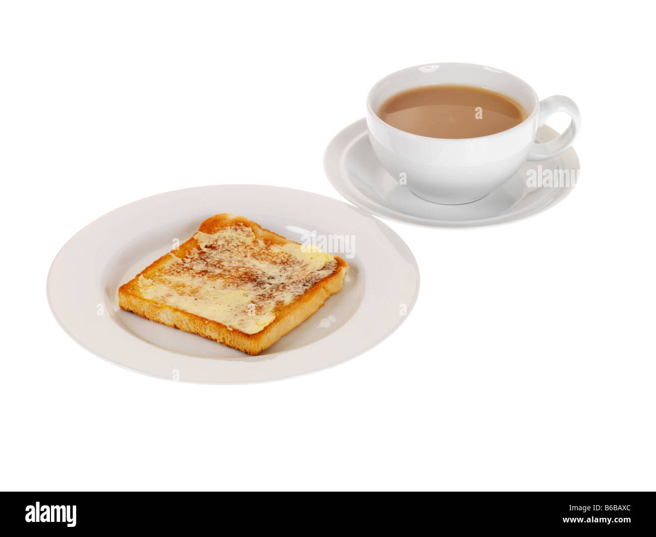 Tea and Toast Stock Photo - Alamy