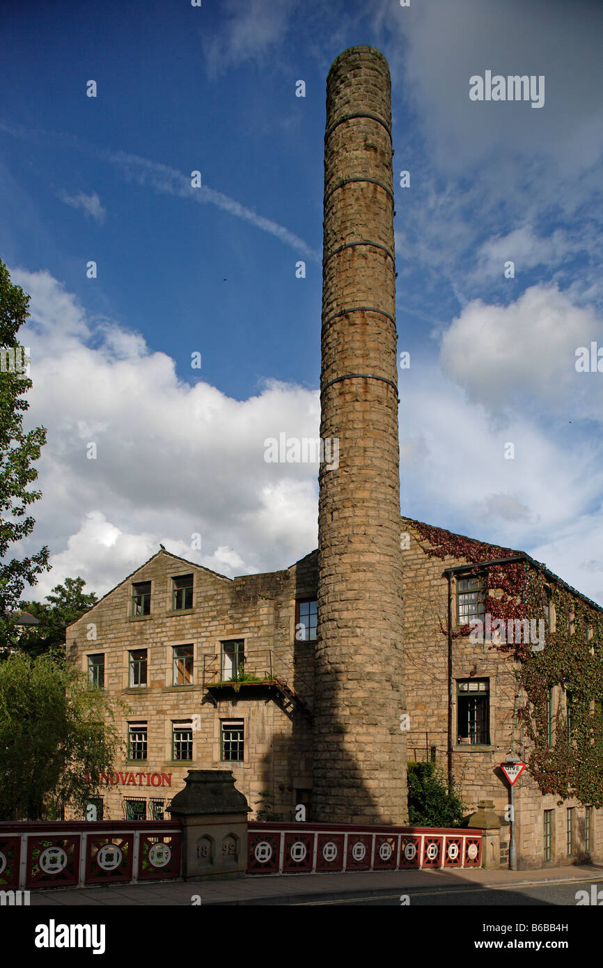 Hebden Bridge typical buildings West Yorkshire UK Great Britain Stock ...