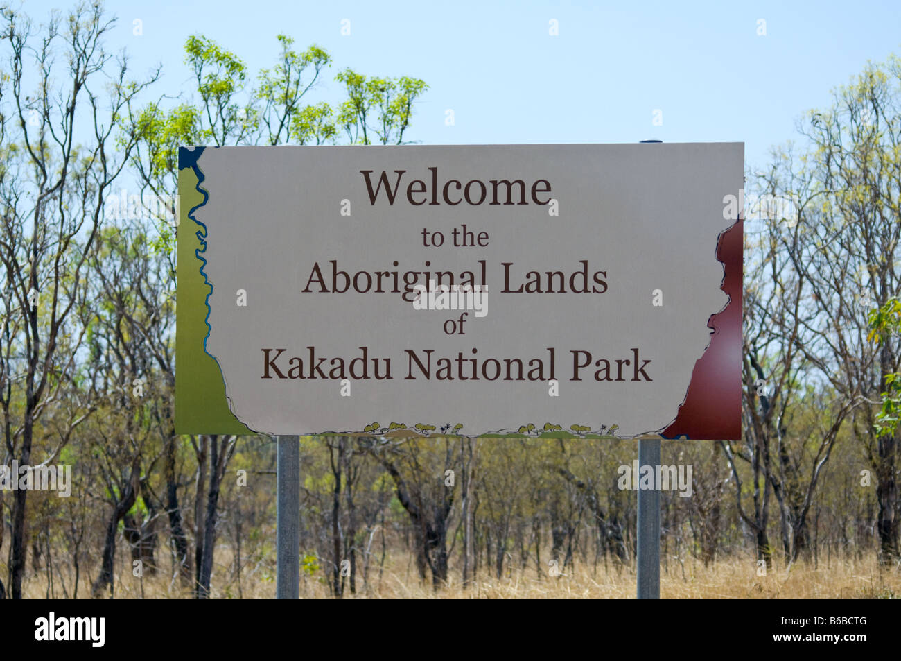 Entrance sign kakadu national park hi-res stock photography and images - Alamy