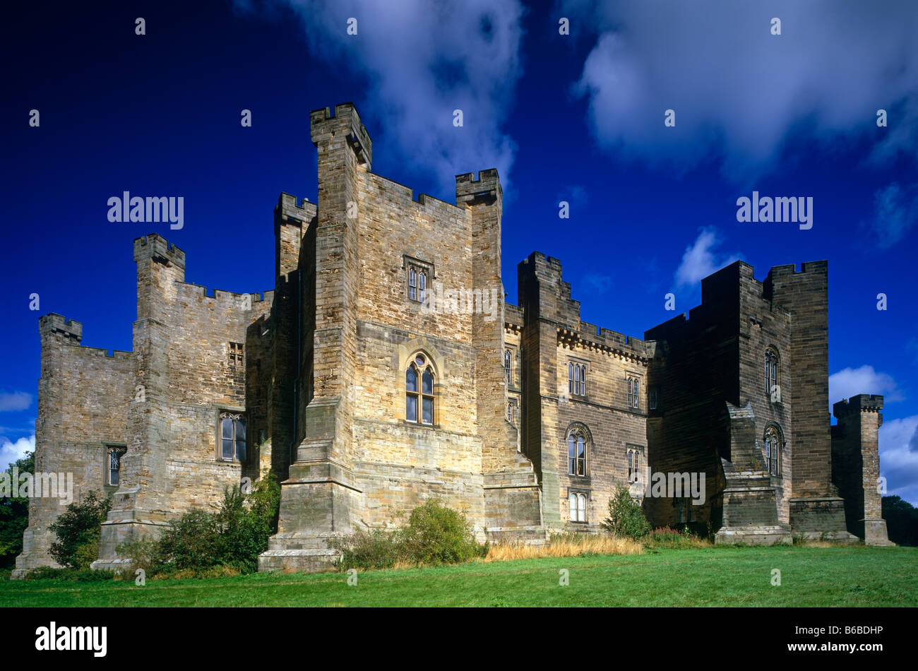 Brancepeth Castle, Brancepeth Village, County Durham Stock Photo - Alamy