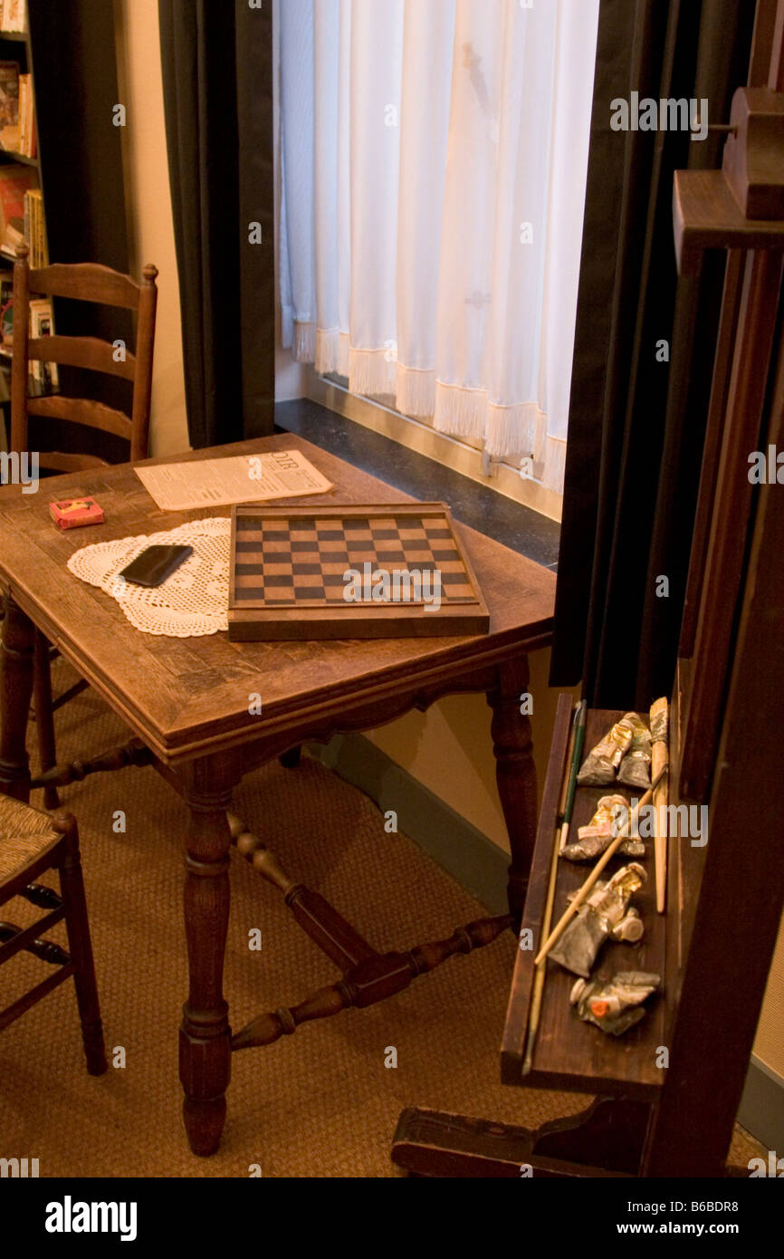 Museum dedicated to surrealist artist Rene Magritte located within his ...