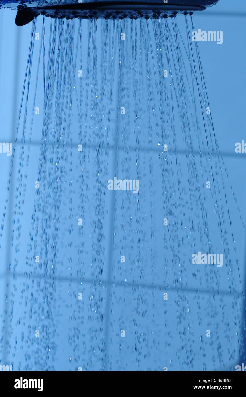 water drops falling from a shower Stock Photo - Alamy