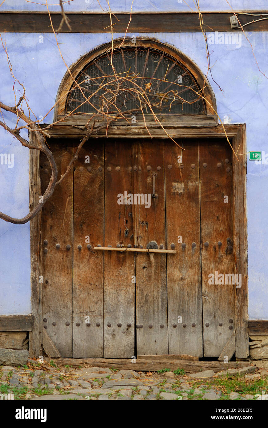 very old village door Stock Photo - Alamy