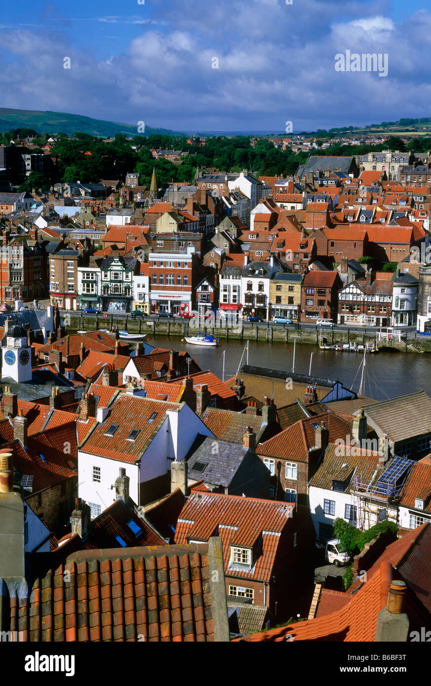 Harbour town view rooftops hi-res stock photography and images - Alamy