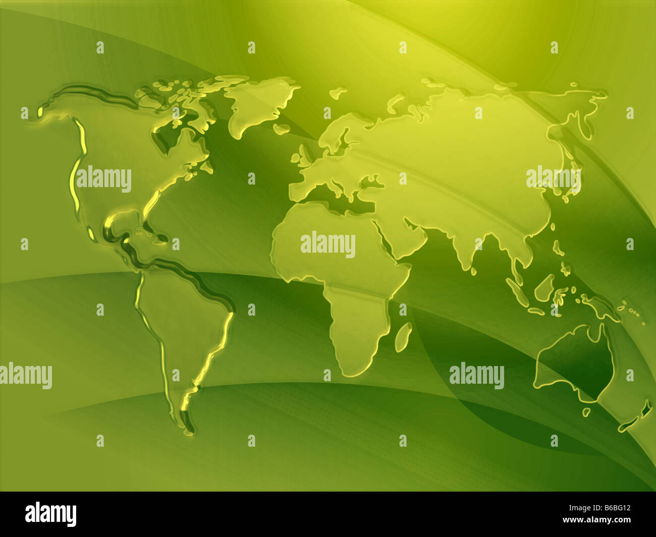 Angled world map hi-res stock photography and images - Alamy